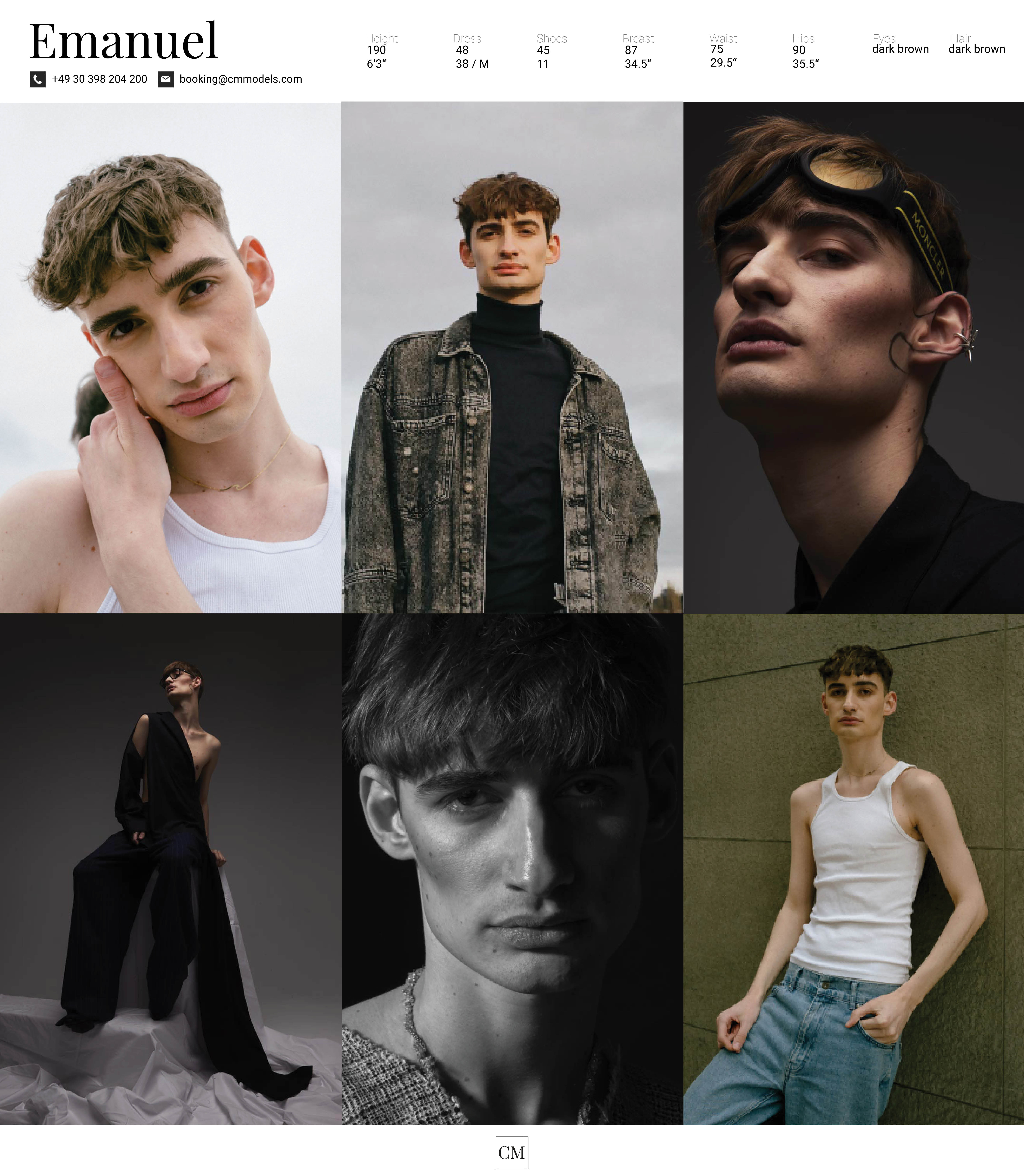 Emanuel Tushi - CM | Agence Modèle