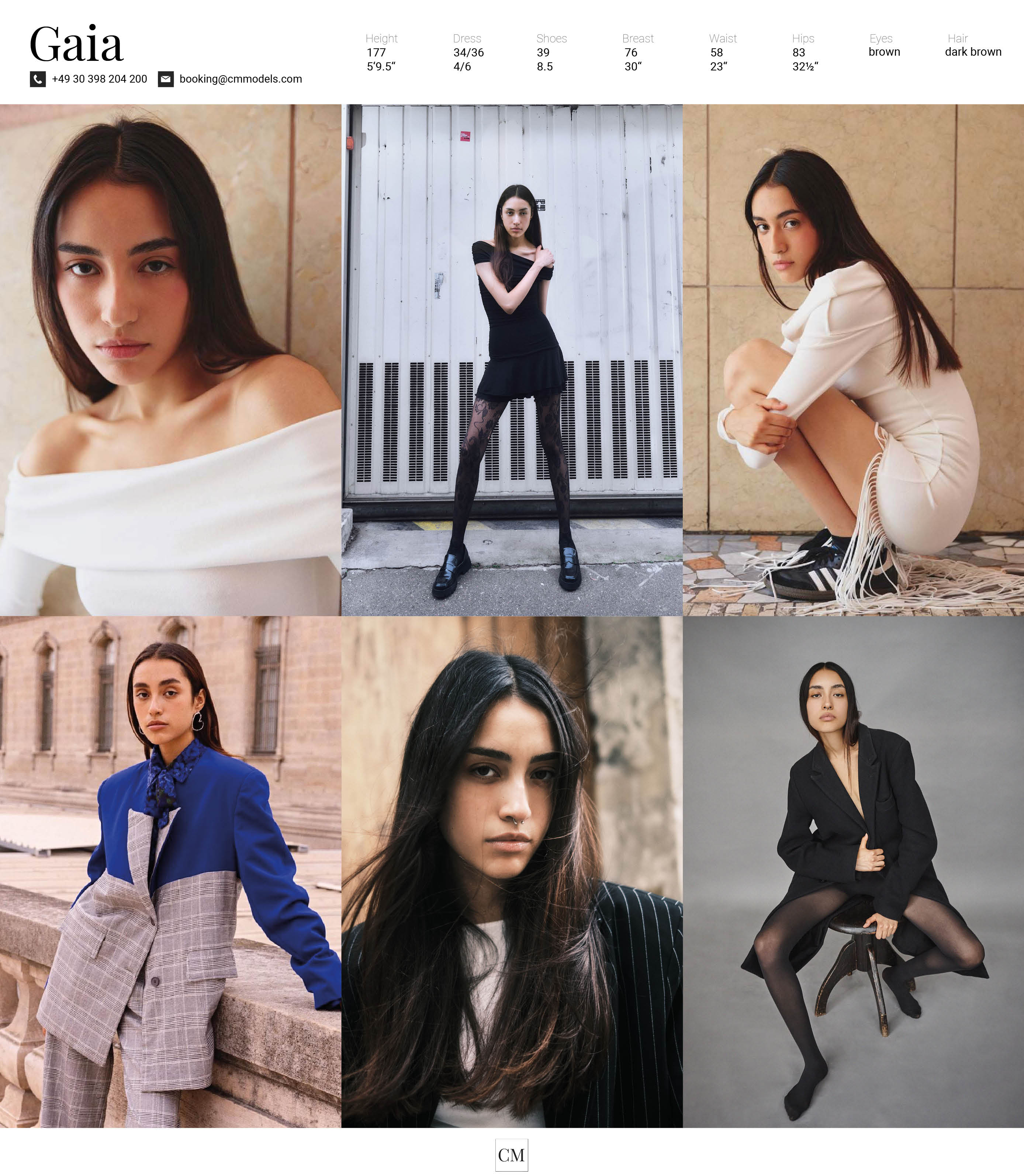 Gaia Renzi – CM | Agence Modèle